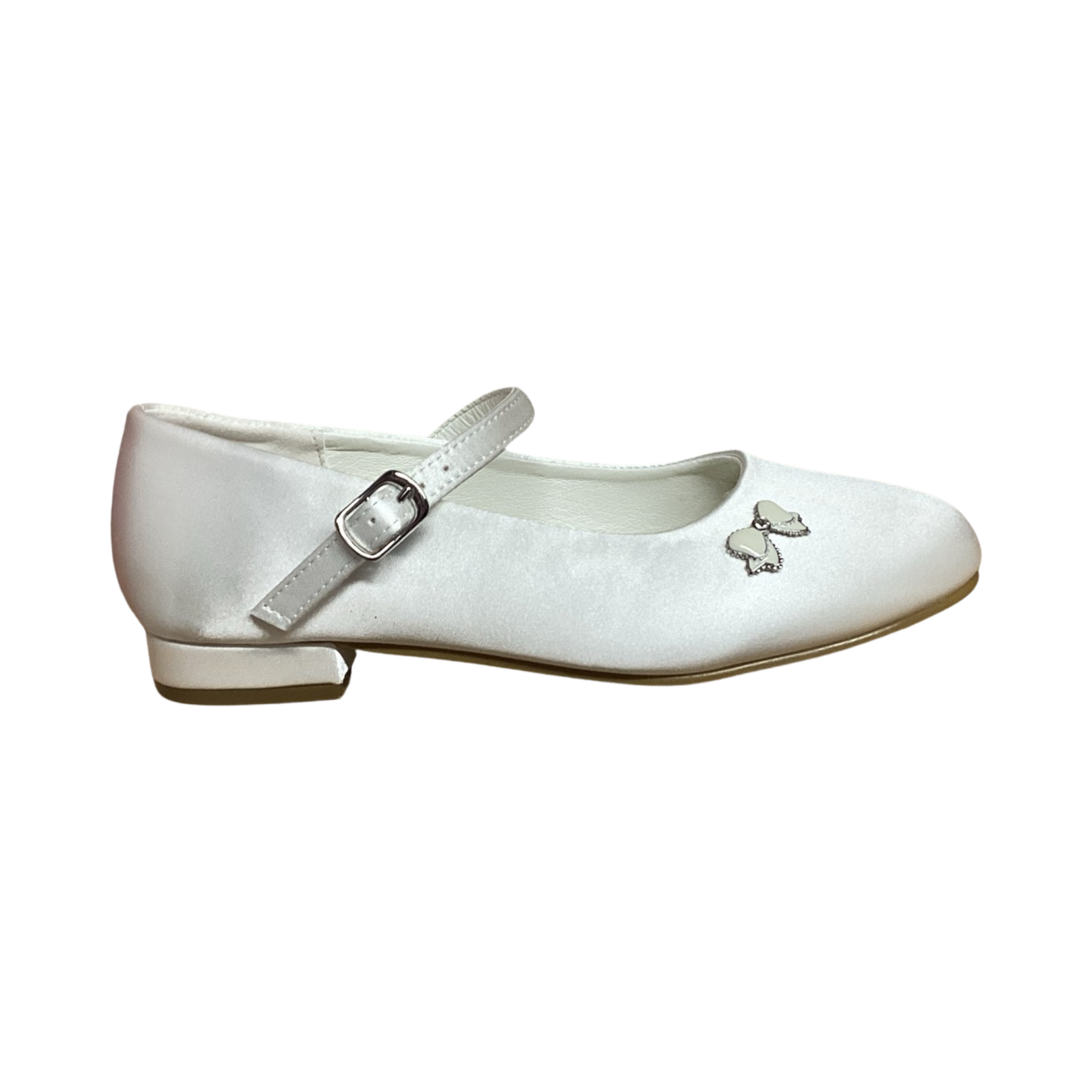 Dubarry Veronica Girls White Satin Communion Shoe – Morans Shoes